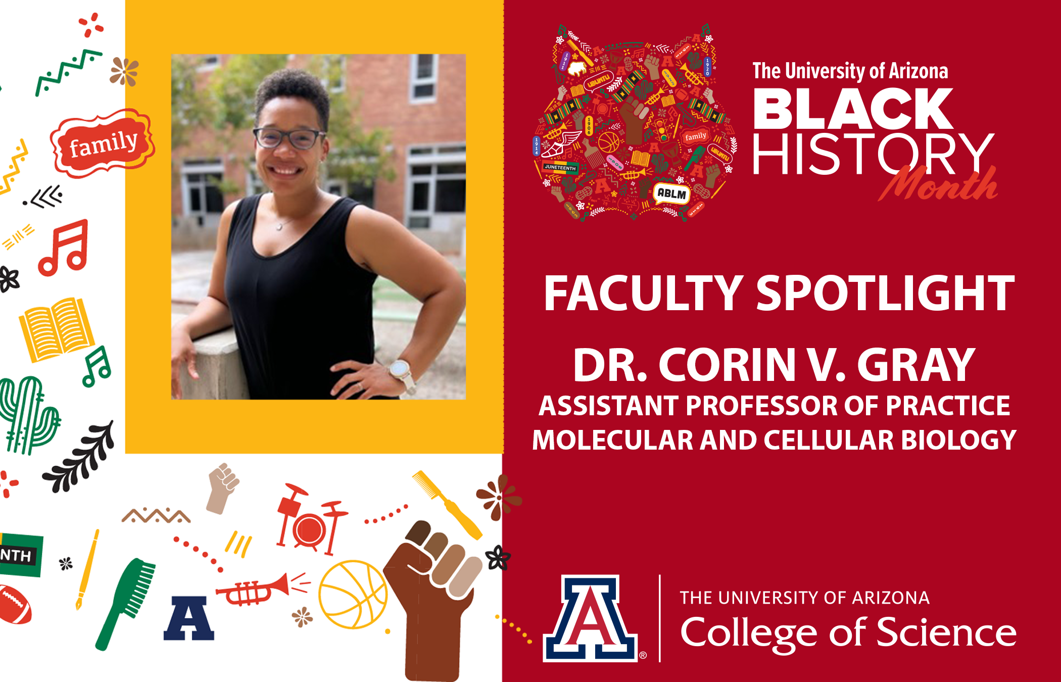 Black History Month Faculty Spotlight: Dr. Corin V. Gray | College of Science